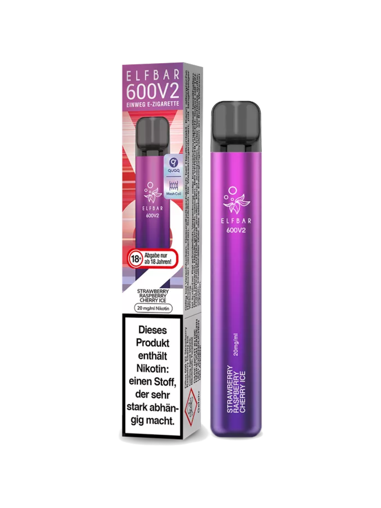 Elf Bar V2 - Strawberry Raspberry Cherry | *brandneu*